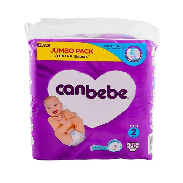 Canbebe Diaper Jumbo Pack Mini2-70Pcs – Greenvalley Lahore