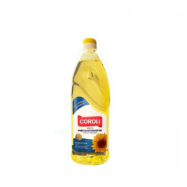 Coroli Pure Sunflower Oil 750ml – Greenvalley Lahore