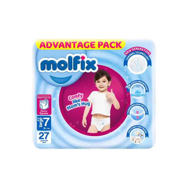 Molfix Maxi Pants 27*7 27Pcs – Greenvalley Lahore