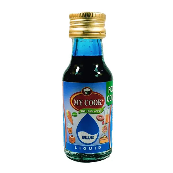 My Cook Blue Liquid Food Color 28ml – Greenvalley Lahore