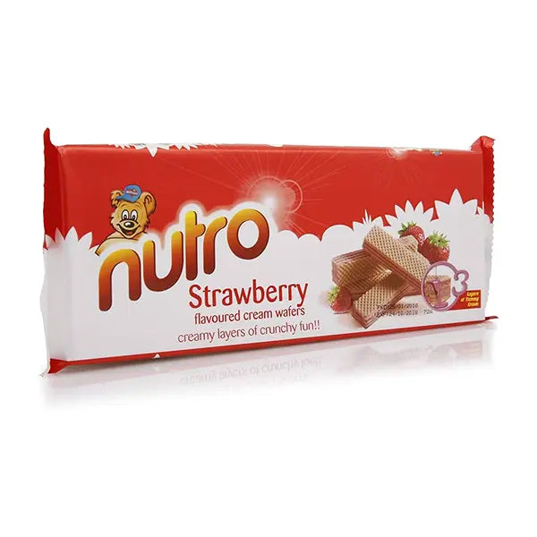 Nutro Strawberry Wafers 75 Gm – Greenvalley Lahore