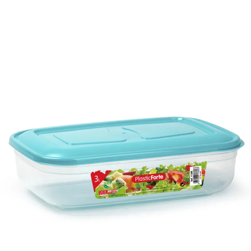 Plastic Forte Food Container Classic 3000ml – Greenvalley Lahore