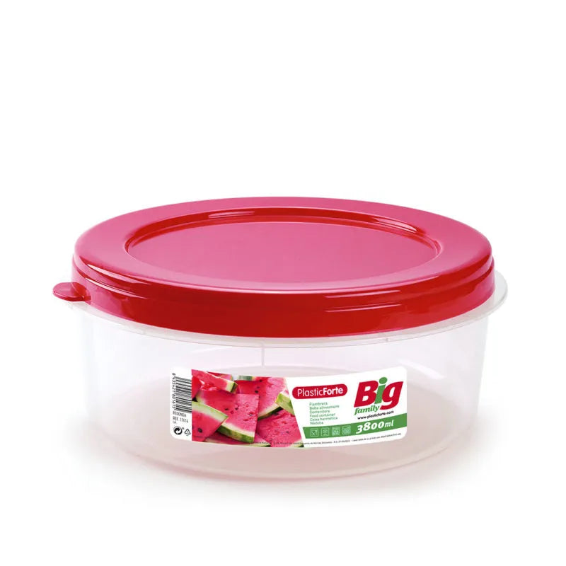 Plastic Forte Round Food Container 3 Ltr – Greenvalley Lahore
